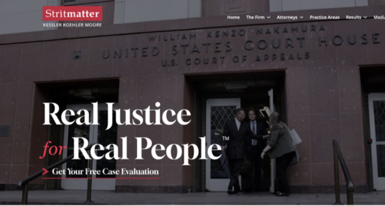 Stritmatter Firm Takes Home 2024 Best Legal Website WebAward